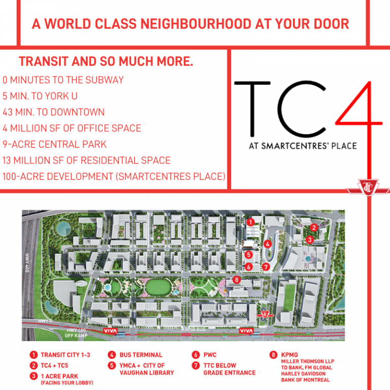 TC4 CONDOS | PRICES, FLOOR PLANS | TRANSIT CITY IN VAUGHAN